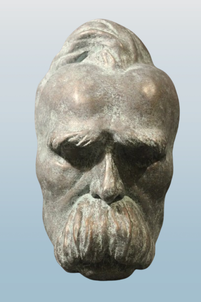 Nietzsche: Unpainted Death Mask Friedrich Nietzsche German Philosopher ...