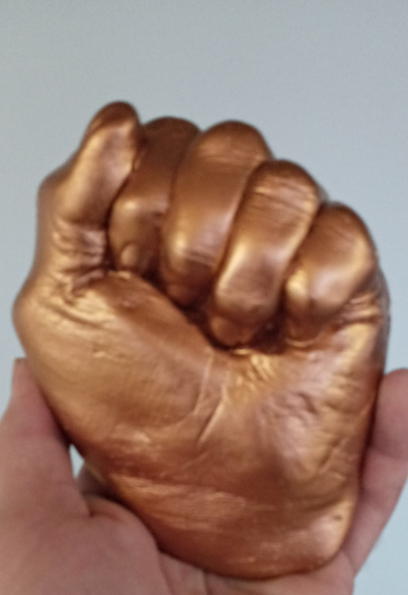 Muhammad Ali Hand Fist Life Cast (Plaster) – TaylorMadeFossils.com and ...