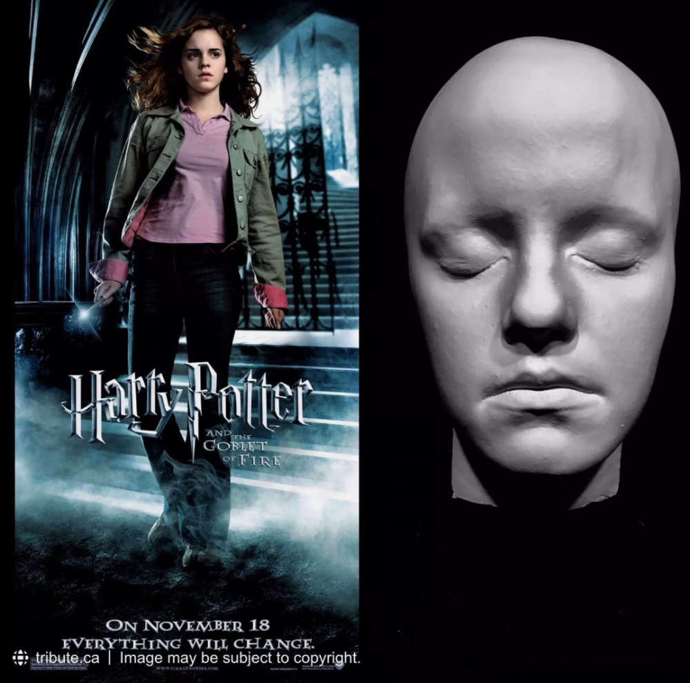 Emma Watson Harry Potter Lifecast Life Mask Cast Face Bust Mask life c ...