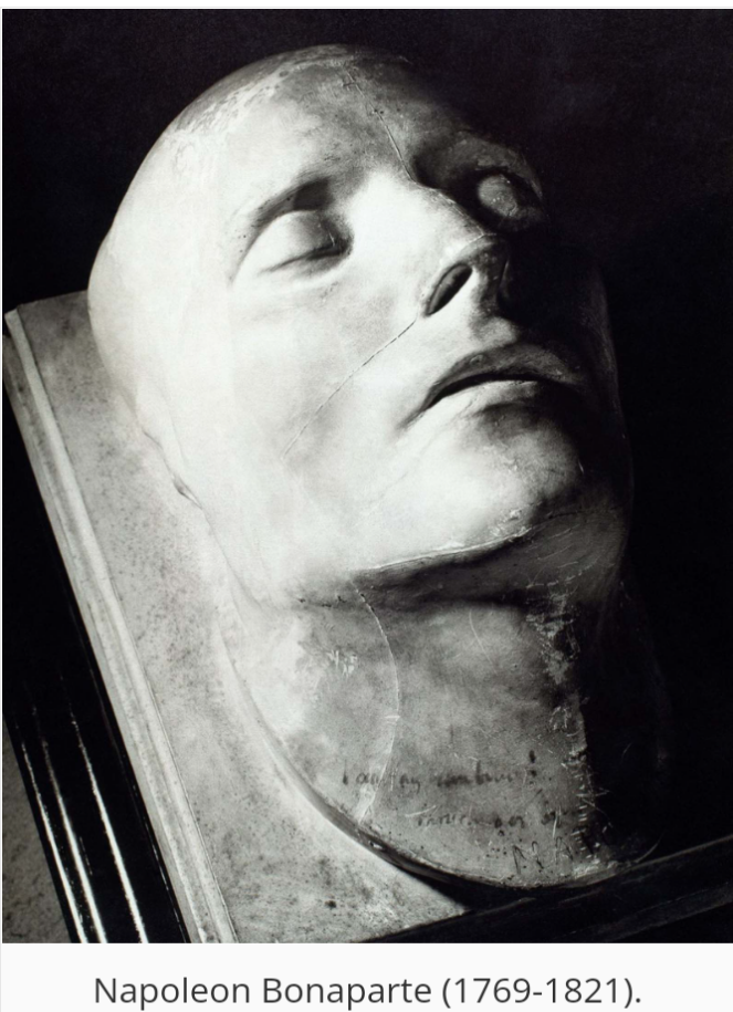 Napoleon: Resin Life cast life mask death cast of Napoleon Bonaparte ...